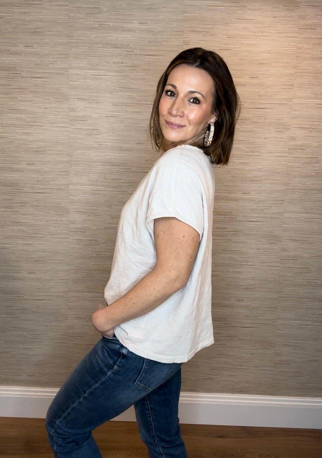 Exposed Seam Boxy Detail Top – Dear Gigi
